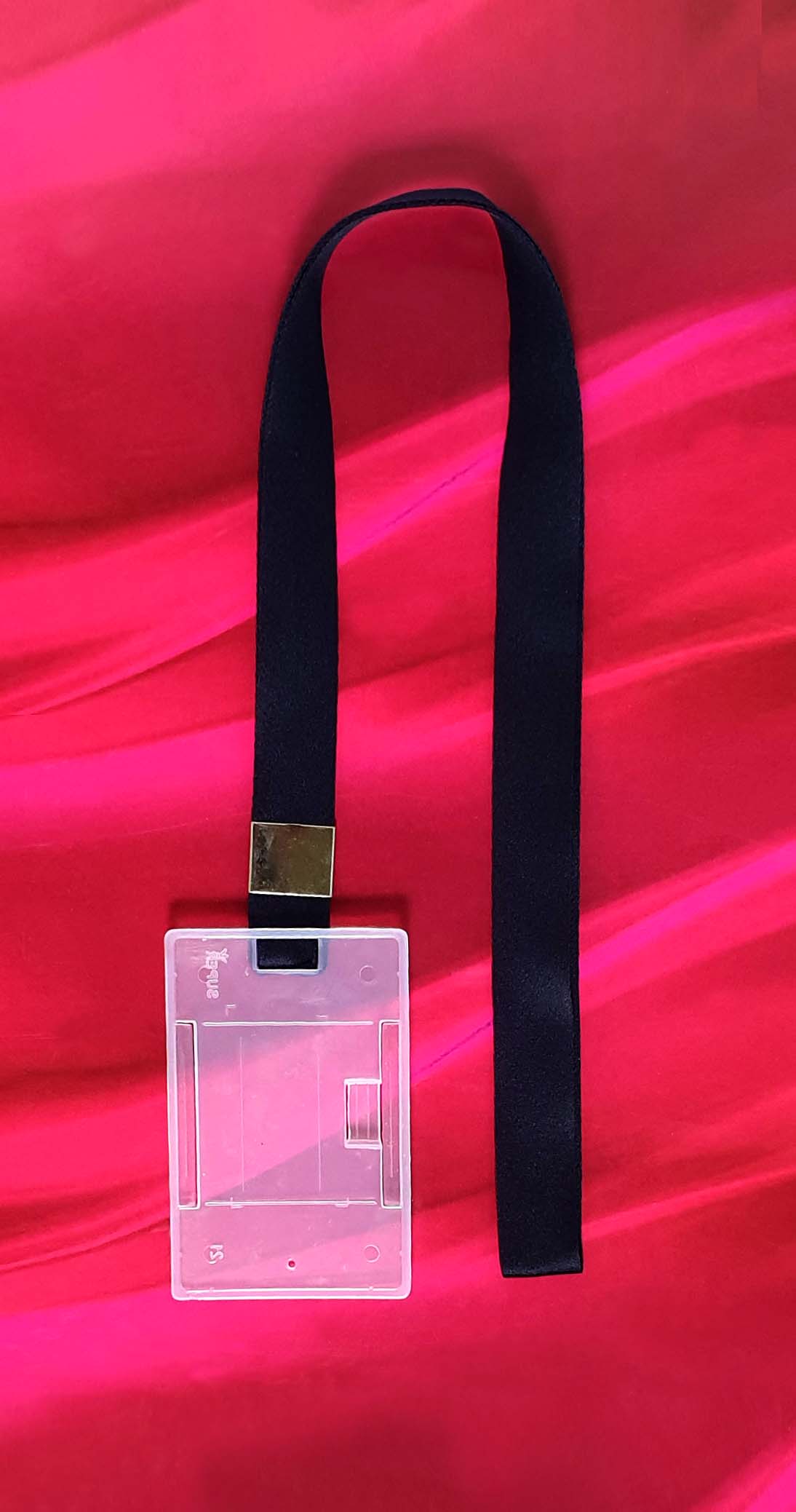 Pvc Holder 21 Satin Lanyard 12 mm with direct fitting – Welcome ...