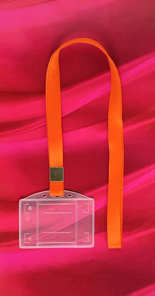 Pvc Holder 22 Satin Lanyard 16 mm with direct fitting – Welcome ...