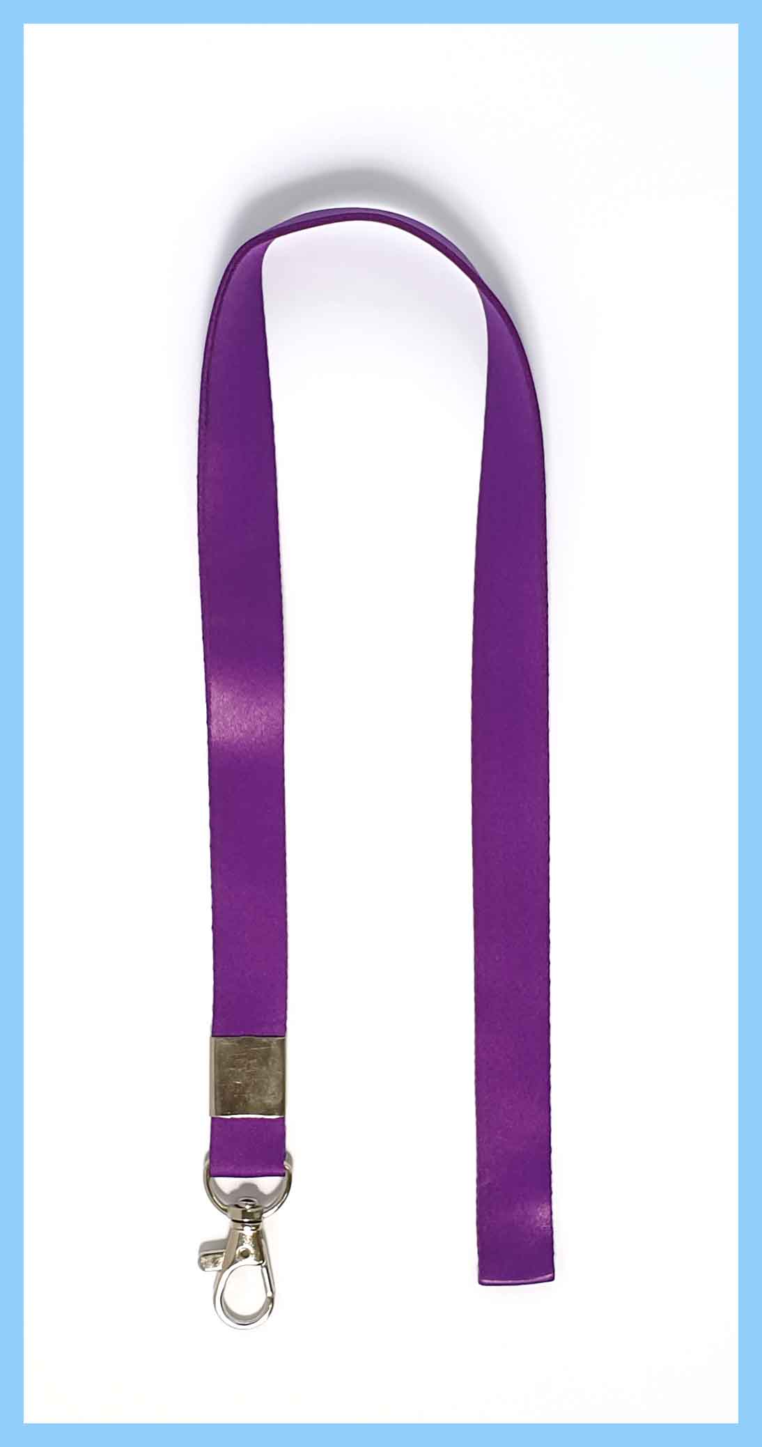 Satin Lanyard 16mm with Normal Hook fitting – Welcome Superidcard ...