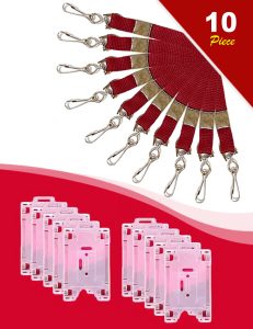 Tubular Lanyard Maroon Colour And Holders – Welcome Superidcard ...
