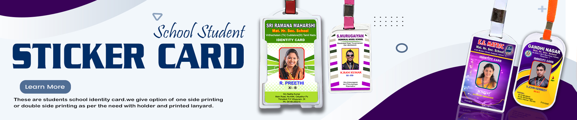 Sticker Card – Welcome Superidcard, Multicolor Lanyard, ID Holder, RFID ...